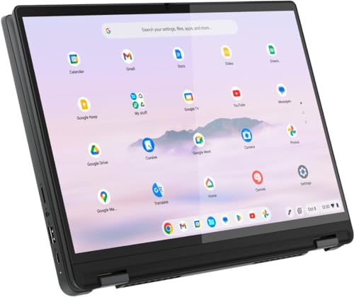 IdeaPad Flex 5i Chromebook Plus 14" FHD+ 2-in-1 Touchscreen Laptop ( Intel Core i3-1315U, 8GB RAM, 1TB SSD), FHD Webcam, Backlit Keyboard, Chrome OS, w/Google AI, 2TB of Cloud Storage, Grey