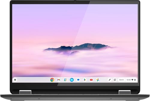 IdeaPad Flex 5i Chromebook Plus 14" FHD+ 2-in-1 Touchscreen Laptop ( Intel Core i3-1315U, 8GB RAM, 1TB SSD), FHD Webcam, Backlit Keyboard, Chrome OS, w/Google AI, 2TB of Cloud Storage, Grey