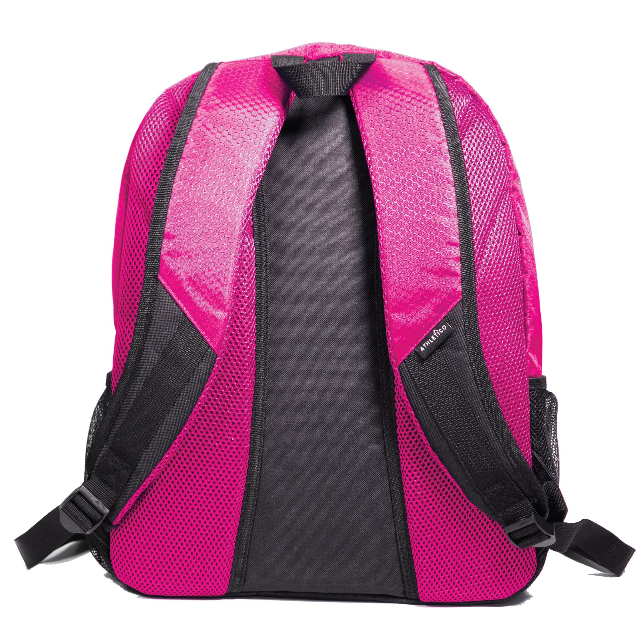 Athletico Youth Soccer Bag - Soccer Backpack & Bags for Basketball, Volleyball & Football | Includes Separate Cleat and Ball Compartment (Black)