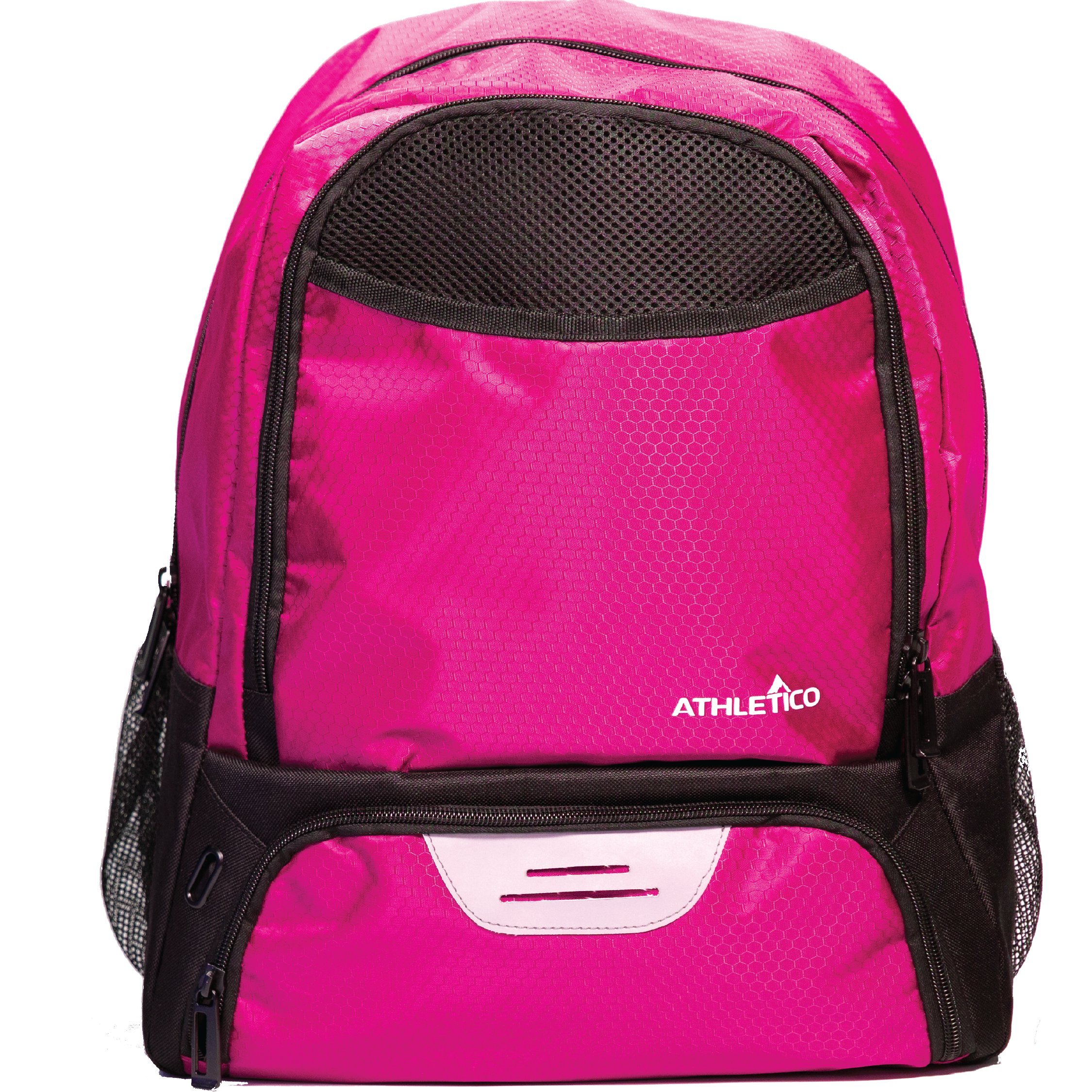 Athletico Youth Soccer Bag - Soccer Backpack & Bags for Basketball, Volleyball & Football | Includes Separate Cleat and Ball Compartment (Black)