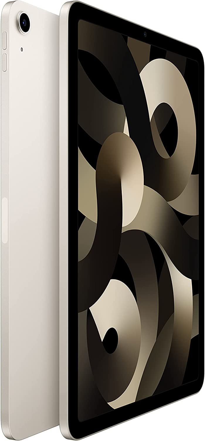 2022 Apple iPad Air (10.9-inch, Wi-Fi, 256GB) - Starlight (Renewed)