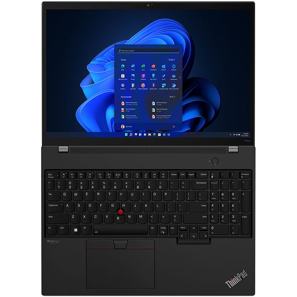 Lenovo ThinkPad P16s Gen 2 21HK003PUS 16" Mobile Workstation - WUXGA - 1920 x 1200 - Intel Core i7 13th Gen i7-1360P Dodeca-core (12 Core) 2.20 GHz - 32 GB Total RAM - 32 GB On-Board Memory - 1 TB