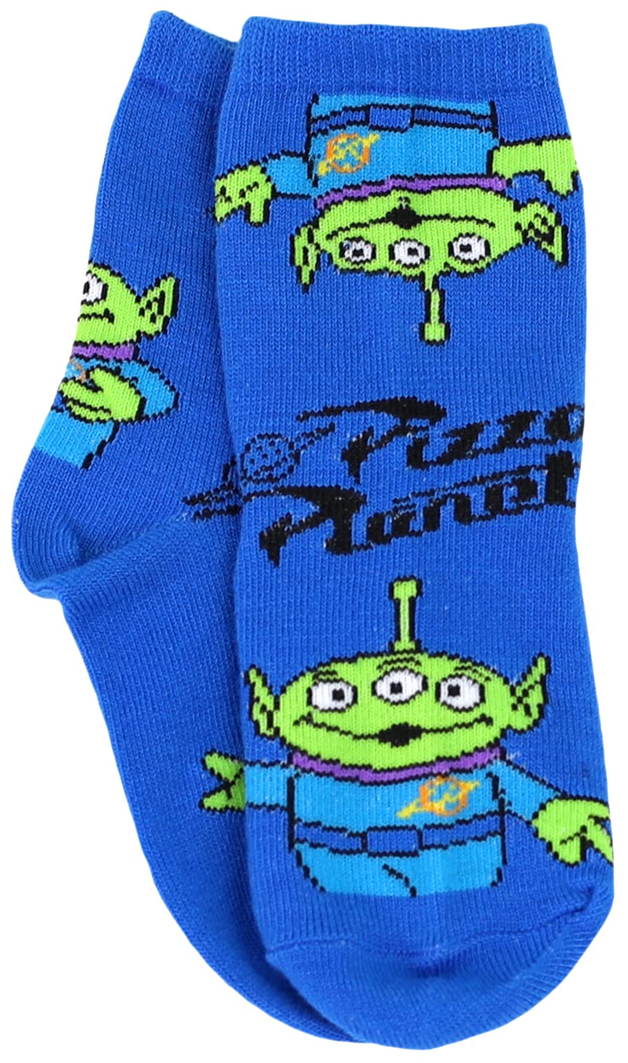 Disney Toy Story Novelty Crew Socks for Boys, Forky Woody Buzz Daredevil Alien Multi Pack of 5, Small