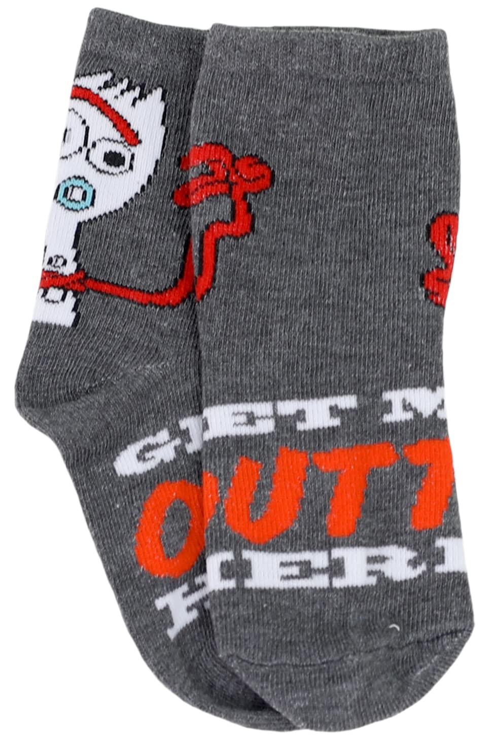 Disney Toy Story Novelty Crew Socks for Boys, Forky Woody Buzz Daredevil Alien Multi Pack of 5, Small