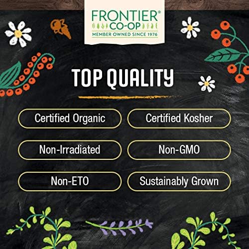 Frontier Co-op Raspberry, Red Leaf, Cut & Sifted, Certified Organic, 16 Ounce (Pack of 1) Bulk Bag