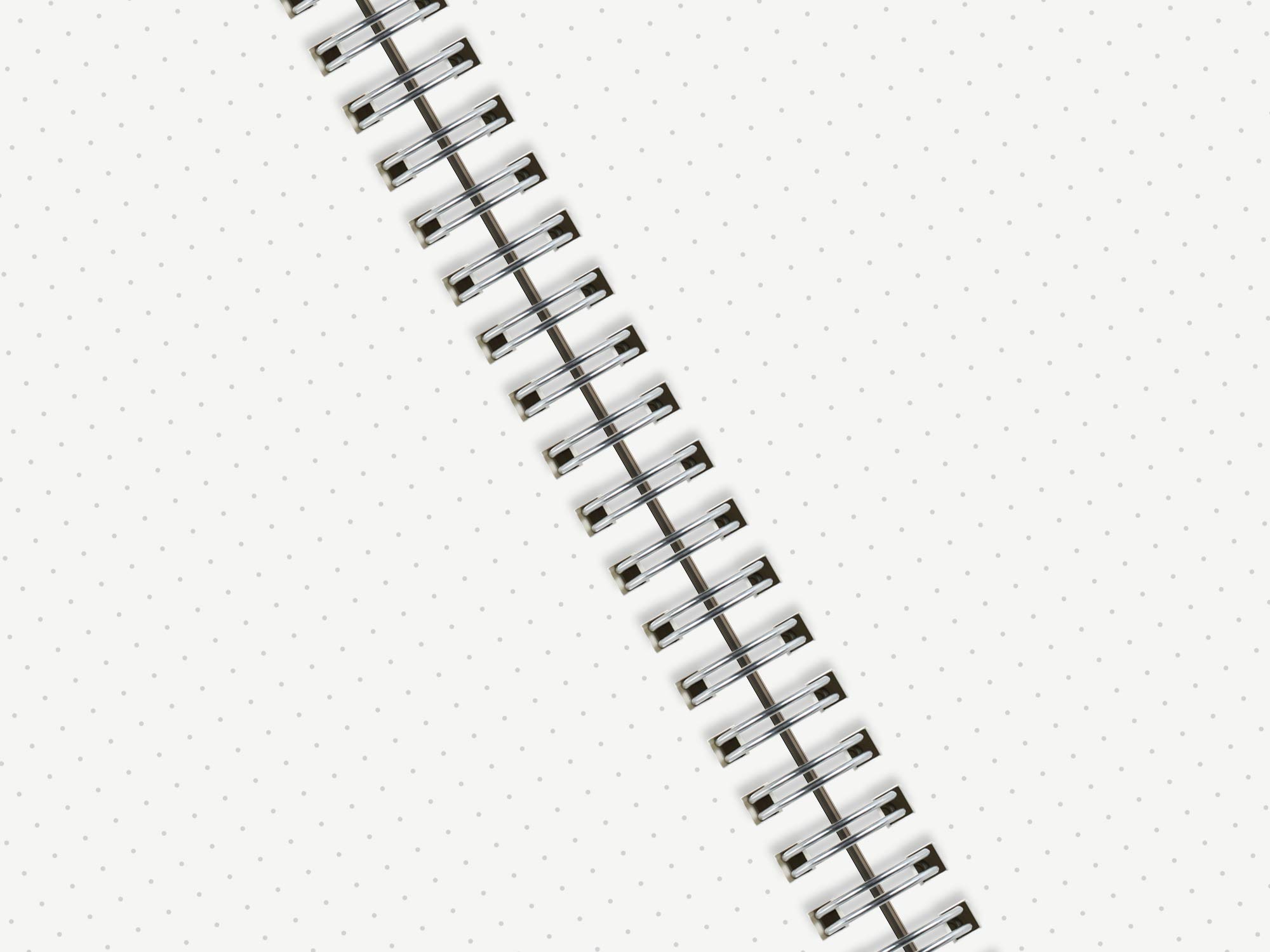 HULYTRAAT Large Dot Grid Spiral Notebook, 8.5" x 11", Premium 100 gsm Ivory White Paper, Sturdy See-Through Cover, 128 Dotted Pages per Book (2 Pack) for Home, School, Office, Artist Writing/Drawing