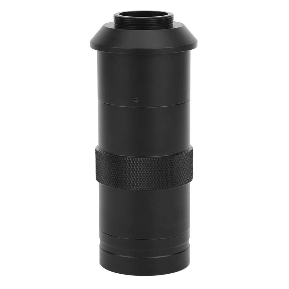 Microscope Camera, 8X-100X C-Mount Lens Industrial Microscope Camera 25mm Zoom Adjustable Magnification Camera Lens for Industrial Microscope Camera.