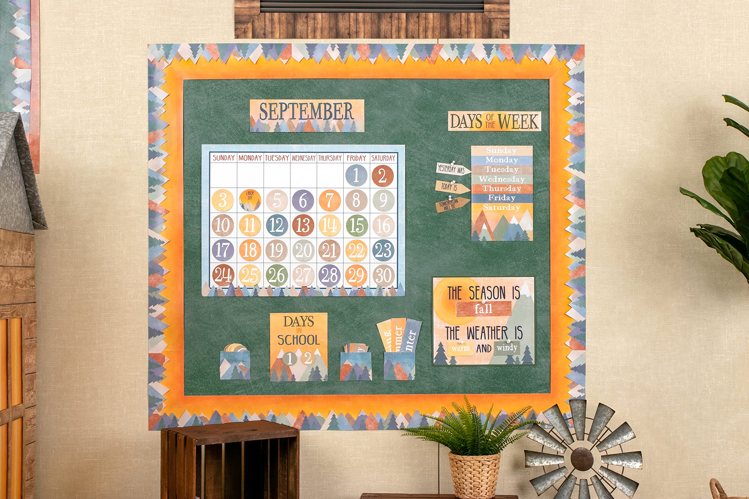 Teacher Created Resources Moving Mountains Sunrise Straight Border Trim