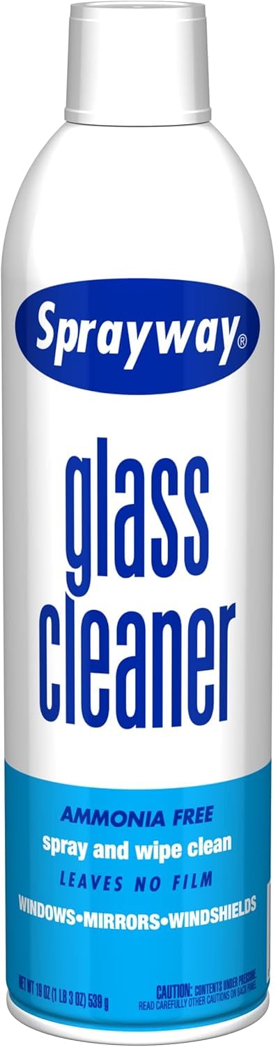 Sprayway SW050-06 Glass Cleaner,19 Oz (Pack of 6)