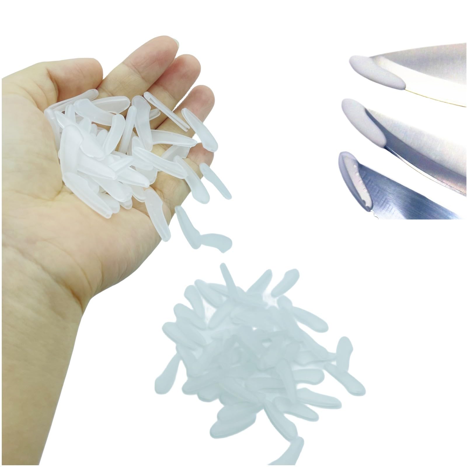 100pcs Knife Tip Sleeve knife Point Cover Knifehead Guard Kitchen knife Scratch-resistant Protecter Knife Edge Guard Prevent injuries (from USA,4-8 Working days Delivery)