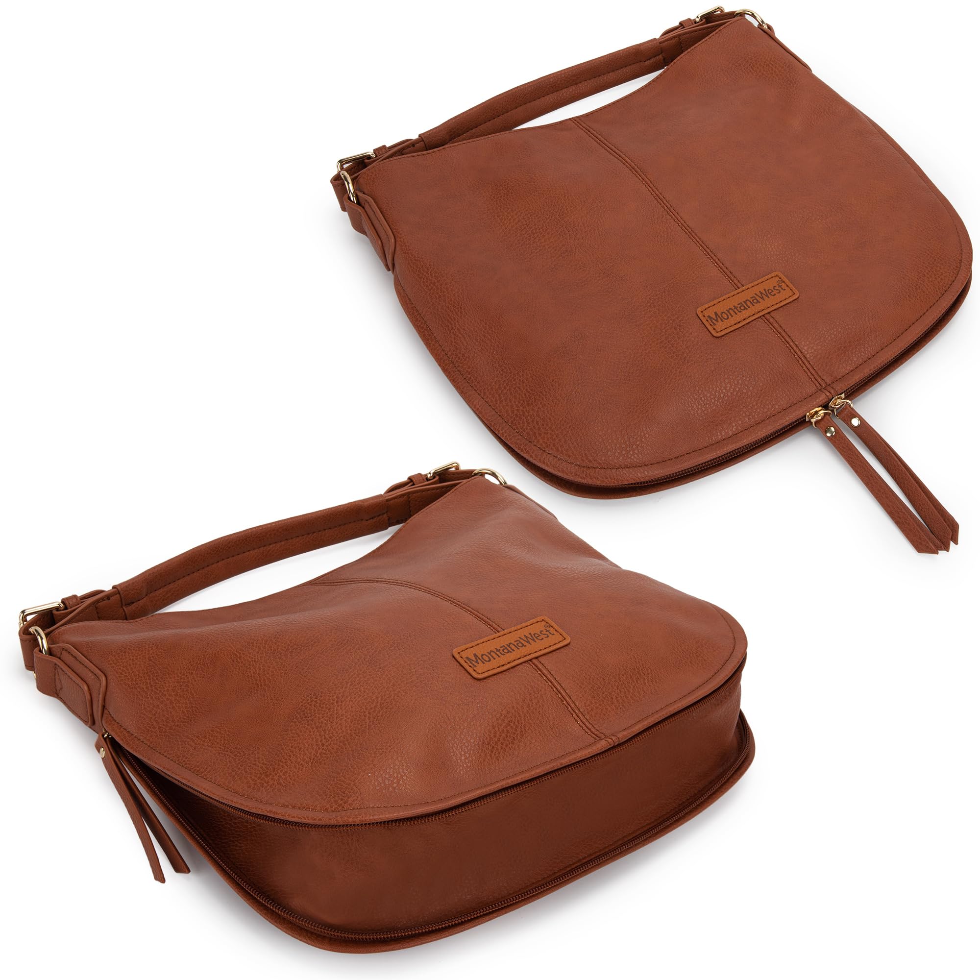Purses and Handbags for Women Hobo Purses Adjustable Crossbody Shoulder Bags Tote handbag MWW16-1022BR