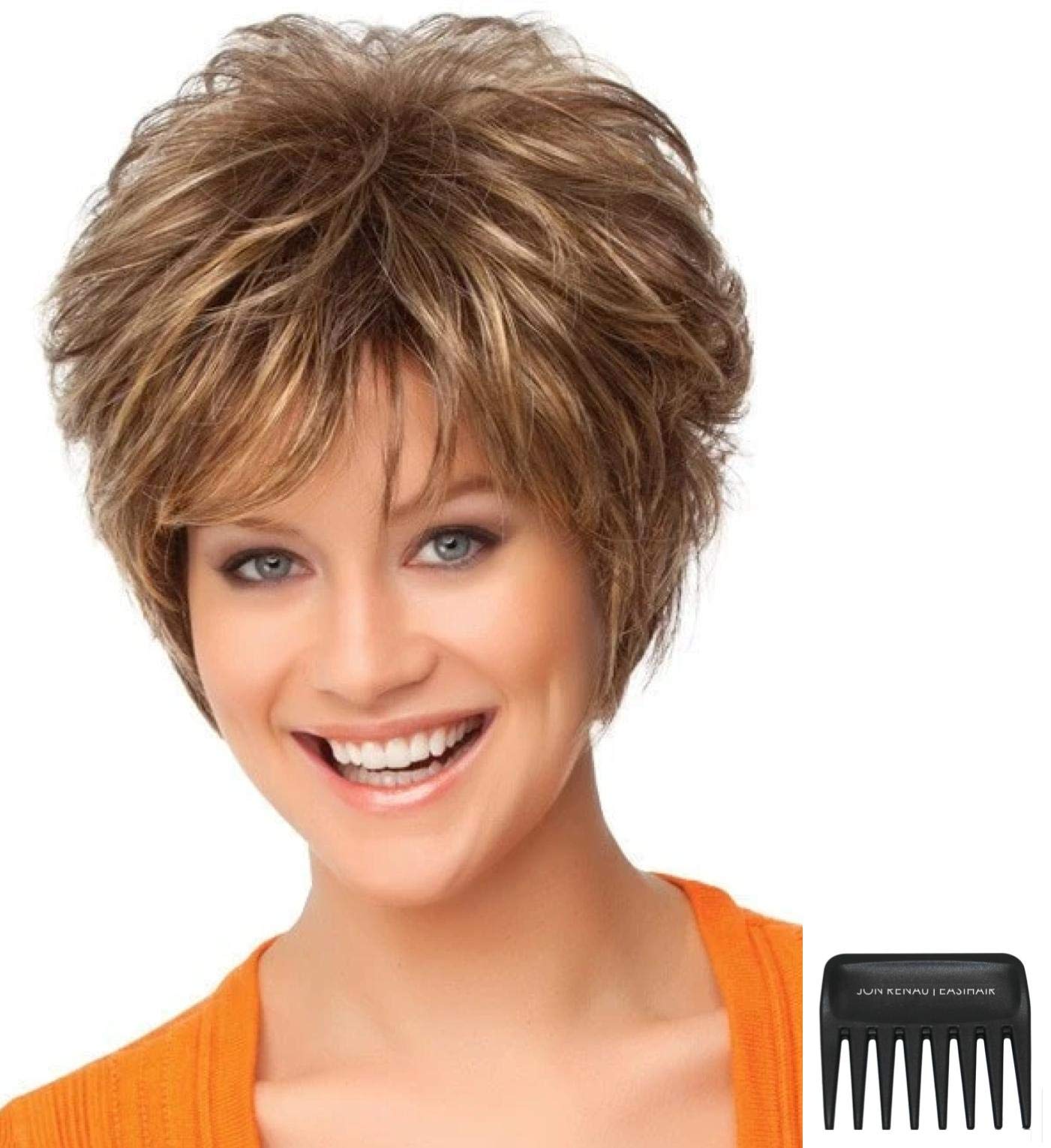 Bundle - 3 items: Gala Wig by Gabor, Christy's Wigs Q & A Booklet & Wide Tooth Comb - Color: G31+
