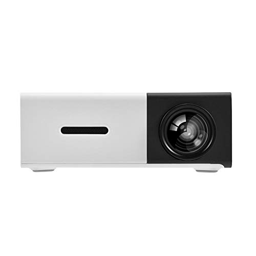 Mini Projector, Stylish Portable LED Movie Projector 1080P HD HDMI Multimedia Player, Suitable for Outdoor Recreation, Home Theaters(US-A)