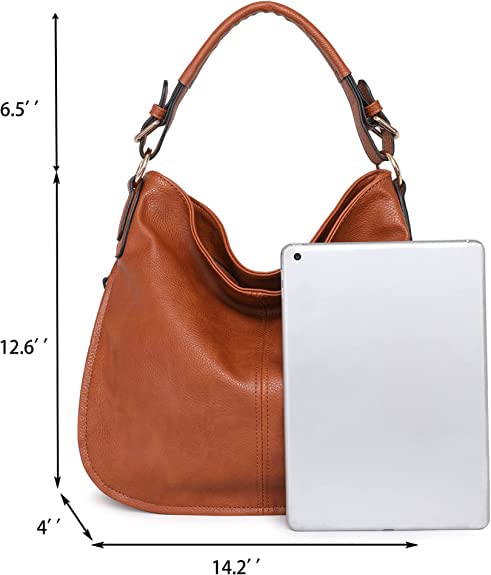 Purses and Handbags for Women Hobo Purses Adjustable Crossbody Shoulder Bags Tote handbag MWW16-1022BR