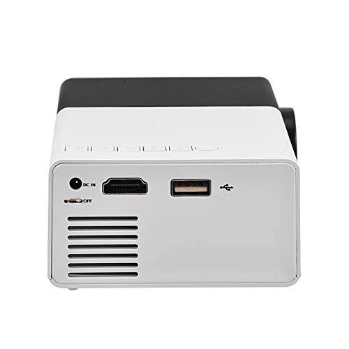 Mini Projector, Stylish Portable LED Movie Projector 1080P HD HDMI Multimedia Player, Suitable for Outdoor Recreation, Home Theaters(US-A)