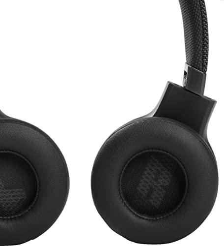 JBL Live 460NC Wireless On-Ear Noise-Cancelling Headphones Bundle with Carrying Case (Black)