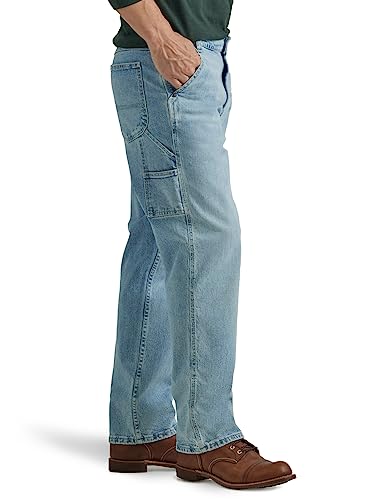 Lee Men's Legendary Workwear Carpenter Jean, Union Fade, 36W x 30L