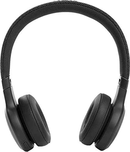 JBL Live 460NC Wireless On-Ear Noise-Cancelling Headphones Bundle with Carrying Case (Black)
