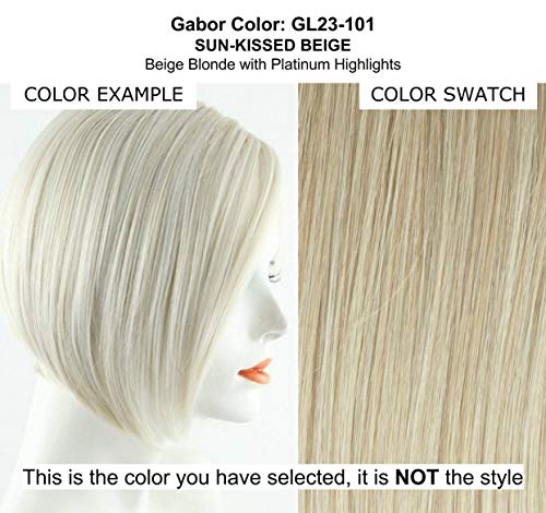 Bundle - 5 items: True Demure by Gabor, Christy's Wigs Q & A Booklet, 2oz Travel Size Wig Shampoo, Wig Cap & Wide Tooth Comb - Color: 23-101