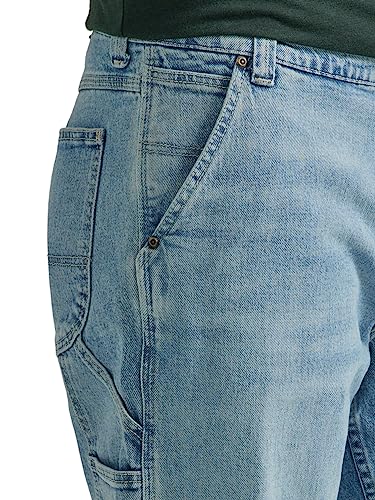 Lee Men's Legendary Workwear Carpenter Jean, Union Fade, 36W x 30L