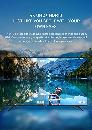 Skyworth 55 Inch S6G Plus Premium 4K Smart Android 10.0 TV, HDR10, Dolby Audio, Smart with Voice Control, Google Assistant, Chromecast, Android TV