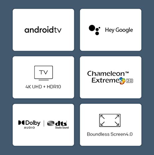 Skyworth 55 Inch S6G Plus Premium 4K Smart Android 10.0 TV, HDR10, Dolby Audio, Smart with Voice Control, Google Assistant, Chromecast, Android TV
