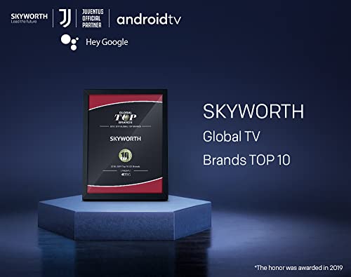Skyworth 55 Inch S6G Plus Premium 4K Smart Android 10.0 TV, HDR10, Dolby Audio, Smart with Voice Control, Google Assistant, Chromecast, Android TV