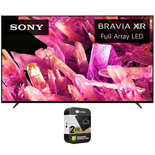 Sony XR75X90K Bravia XR 75 inch X90K 4K HDR Full Array LED Smart TV 2022 Model Bundle with Premium 2 YR CPS Enhanced Protection Pack
