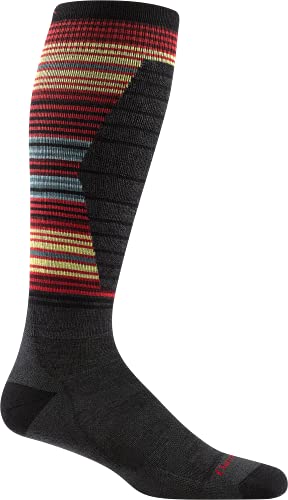 Darn Tough 8016-C-3013-04 Backwoods OTC Lightweight with Cushion w/Padded Shin Charcoal Medium