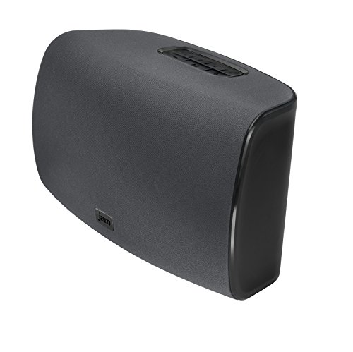 JAM Symphony WiFi Home Audio Speaker with Amazon Alexa Voice Service, Stream Music, Built-in Intercom, Sync up to 8 Speakers for Home Audio, Control Speakers with Smartphone App, HX-W14901 Black