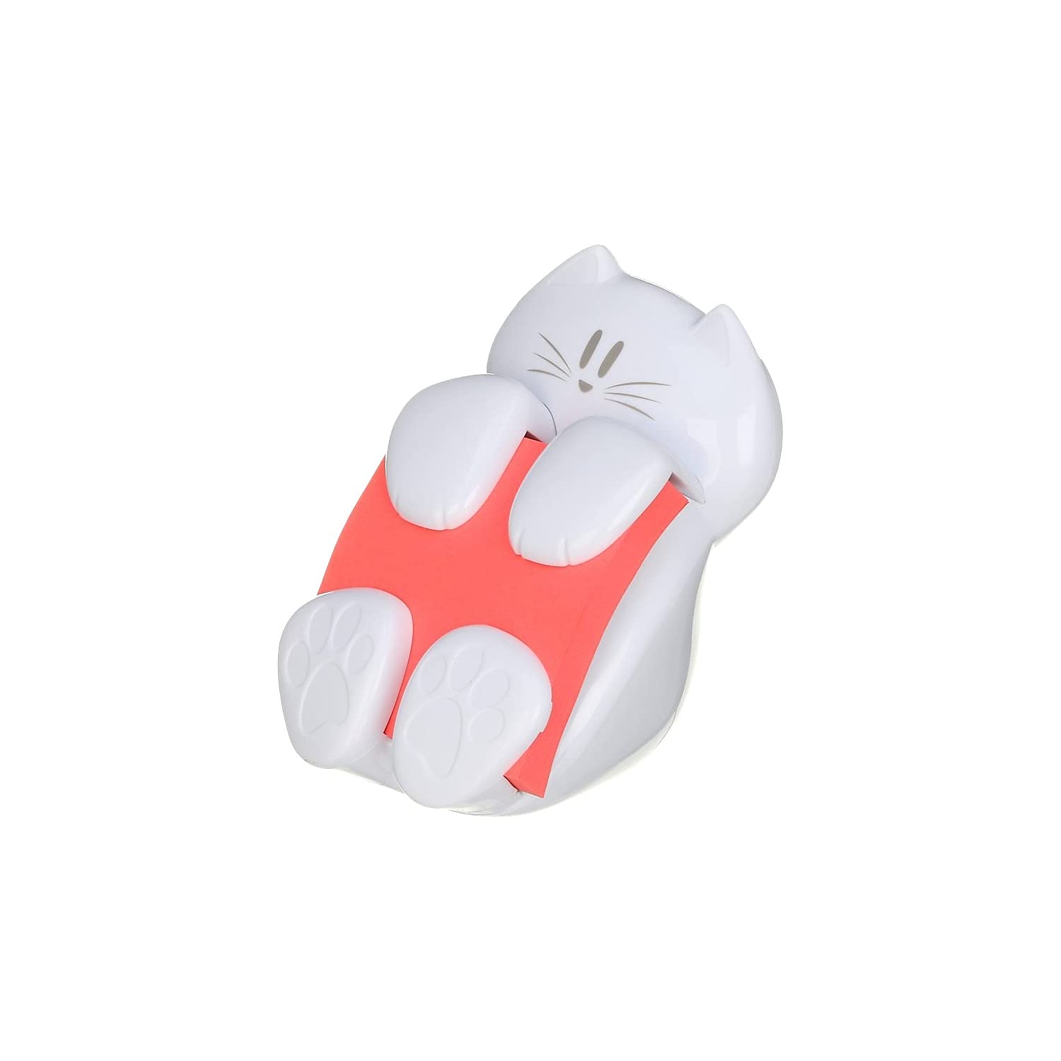 Post-it Pop-up Note Dispenser, Cat design, 3x3 in, 1 Dispenser/Pack (CAT-330) , White