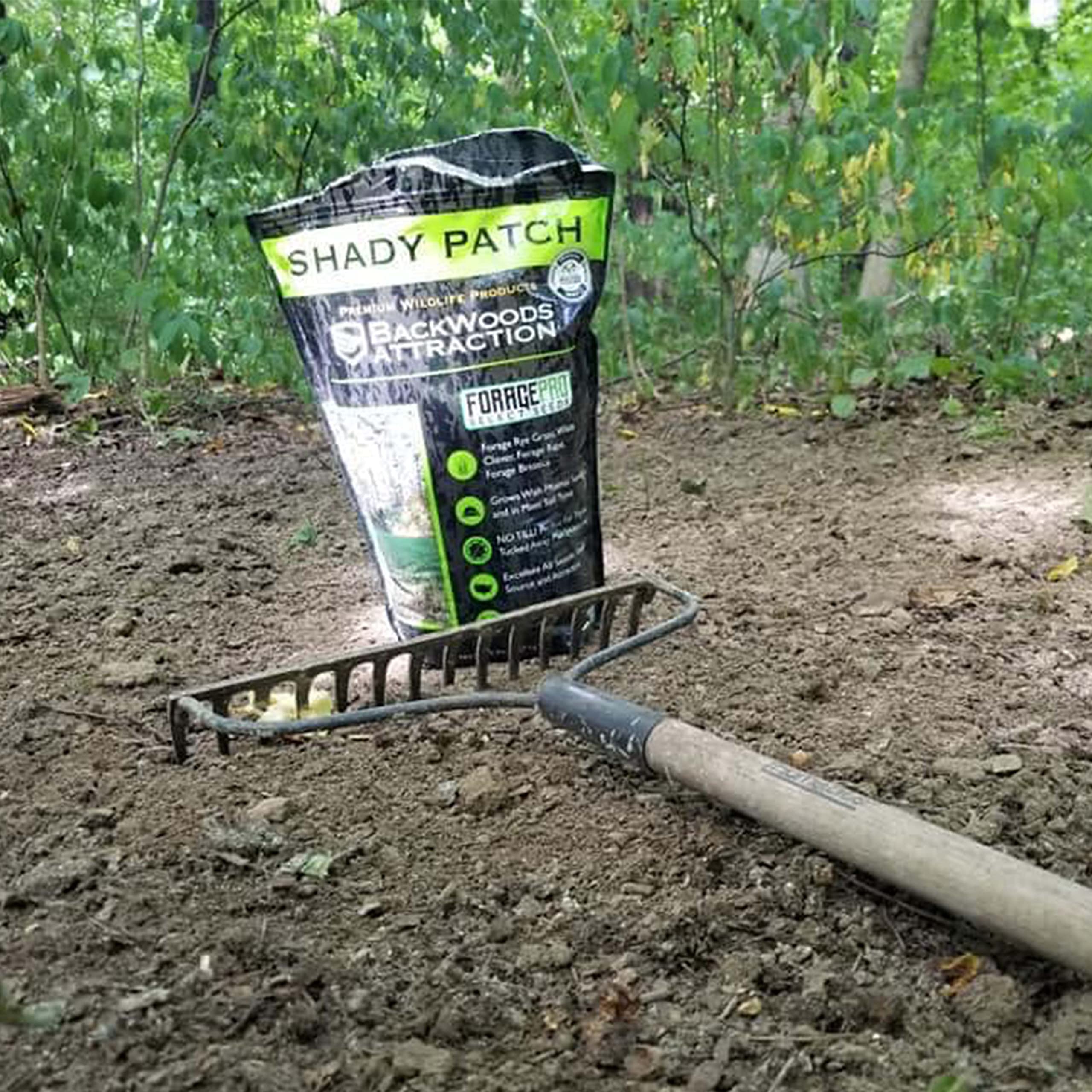 Backwoods Premium Wildlife Products Shady Patch - Premium Food Plot Seed Mix - 5 Pound Bag