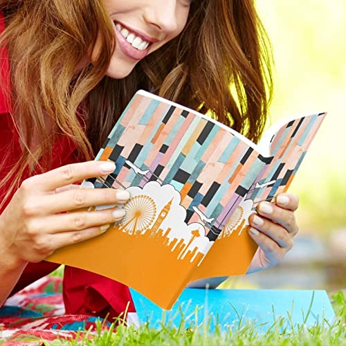 BYCHECAR Aircraft Book Cover for Hardcover,Moon Butterfly Book Sleeve Protector Suitable for Most 9-11 Inch Books Elegant Book Covers for Paperback Stretchable Book Pouch