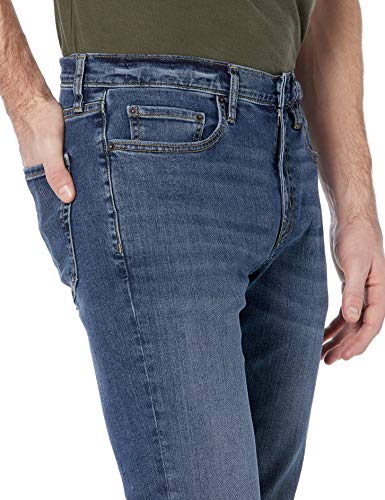 Amazon Essentials Mens Jeans Slim Fit Stretch, Light Wash, 36W x 28L