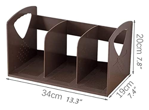 Book Ends Book Ends Plastic Bookend, Organize Office bookends, Fixed Bookends, Storage Bookends, Suitable Office, Desk, Living Room Book Ends. Durable and Stylish bookends Bookends (Color : OneColor