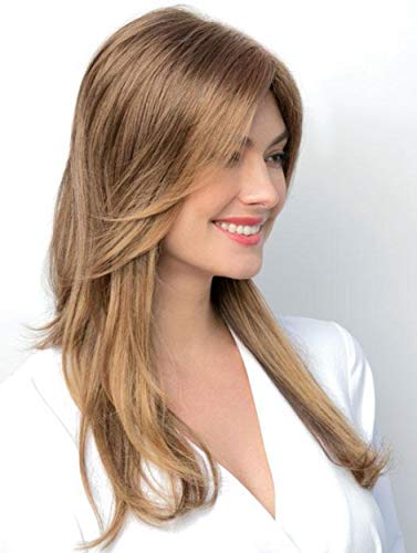 Bundle - 3 Items: Flex Top Piece by Amore, Christy's Wigs Q & A Booklet & Wide Tooth Comb - Color: Ginger Brown