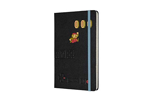 Moleskine Limited Edition Super Mario Notebook, Hard Cover, Large (5" x 8.25") Ruled/Lined, 240 Pages