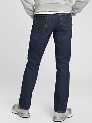 GAP Mens Slim-fit Jeans, Dark Wash, 36W x 30L US
