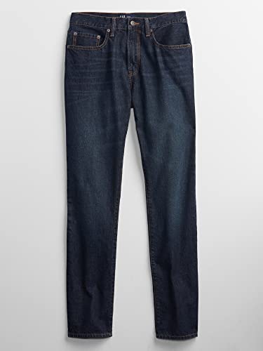 GAP Mens Slim-fit Jeans, Dark Wash, 36W x 30L US