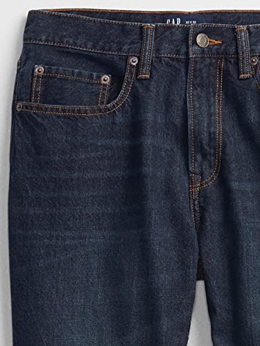 GAP Mens Slim-fit Jeans, Dark Wash, 36W x 30L US