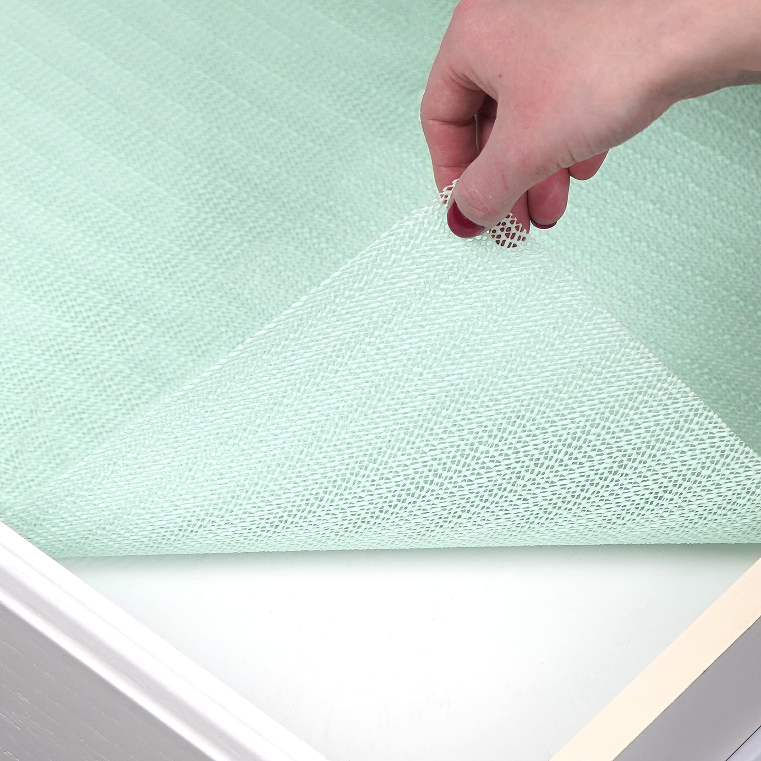 Con-Tact Brand Grip Non-Adhesive Shelf Liner, Sage, 6 Rolls, 6 Count