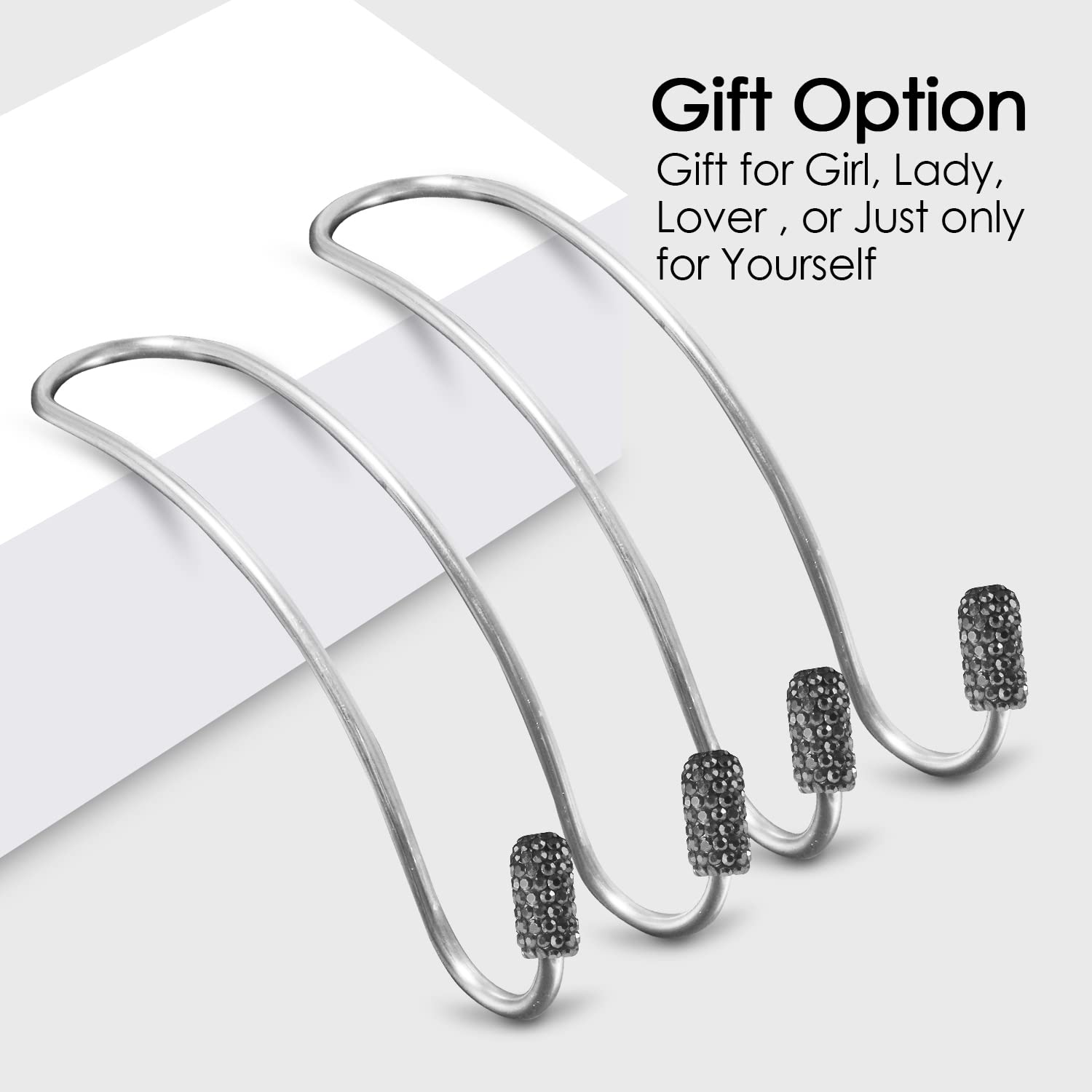 Bling Auto Hooks,Car Hangers Organizer Seat Headrest Hooks,Bag Organizers Rack and Hanger, Heavy-Duty Car Seat Hooks, Backseat Storage Hooks, Universal for SUV Truck Vehicle 2 Pack