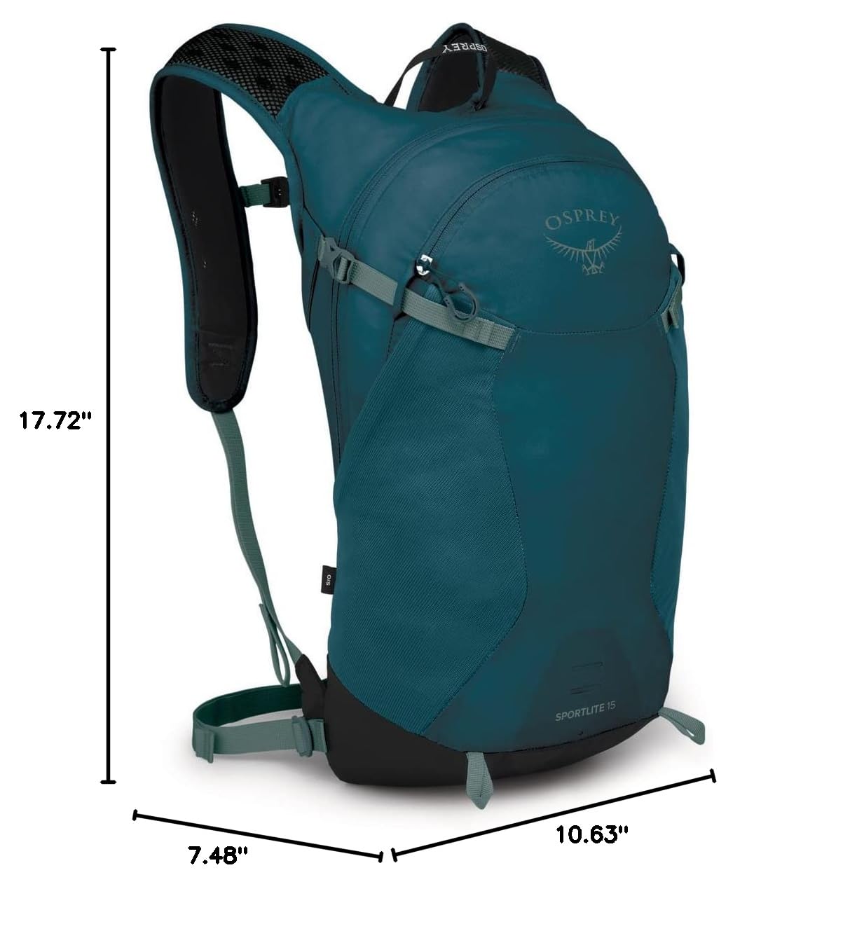 Osprey Sportlite 15 Hiking Backpack, Night Jungle Blue