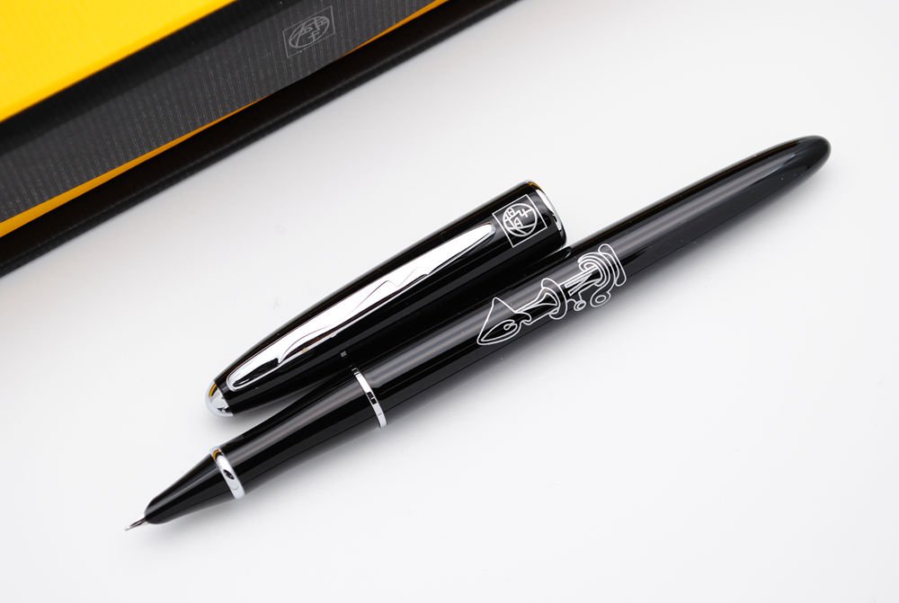Picasso 606 Ultrafine Accounting Fountain Pen EF Nib Original Box (Black)