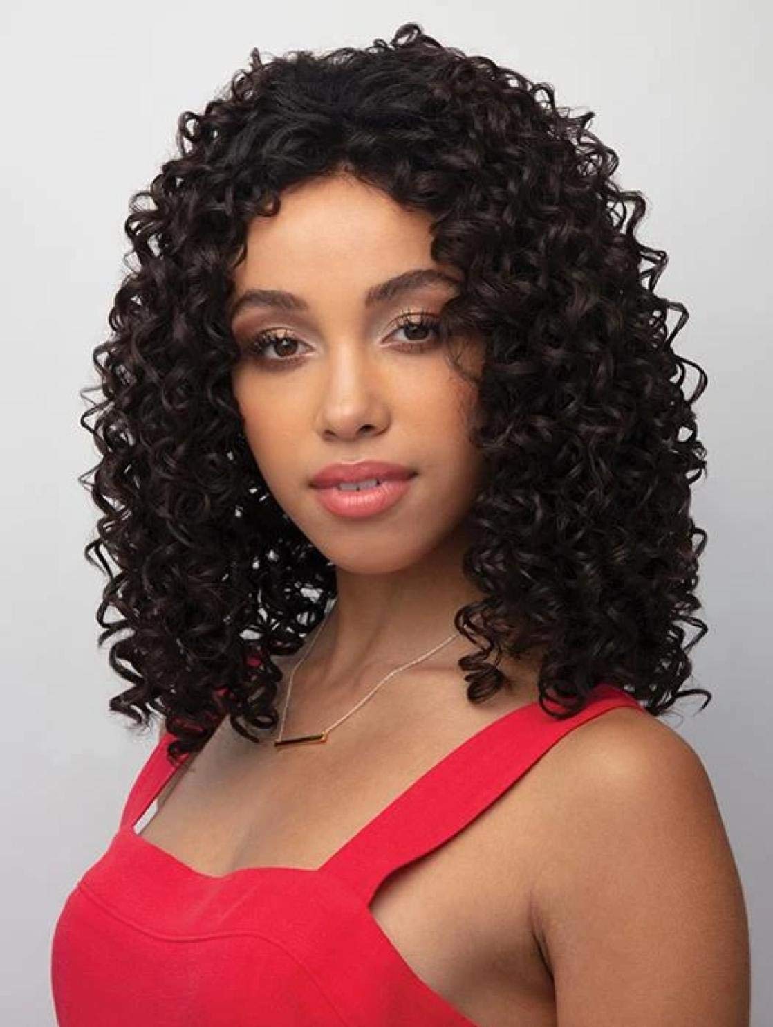 Bundle - 5 items: Diva Wig by Rene Paris, Christy's Wigs Q & A Booklet, 2oz Travel Size Wig Shampoo, Wig Cap & Wide Tooth Comb - Color: Hot Chocolate