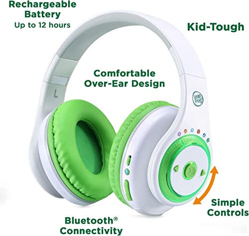 Wireless Bluetooth Over-Ear Headphones - Built-in Music Fun Task Book Reading Learning & Education -10w Charger for Kids Boys & Girls LeaPods Max