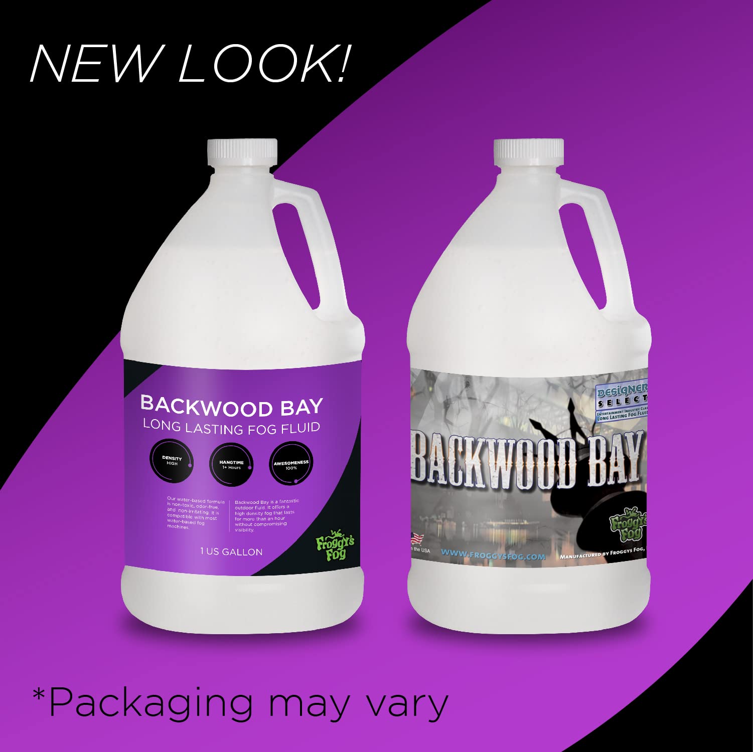 Backwood Bay ® (Extreme Hang Time Longest Lasting Fog Fluid) - 4 Gallons Fog Juice