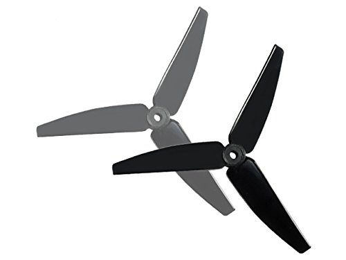 MICROHELI Plastic 3 Blade Propeller 82mm Tail Blade (Black) - Blade 200 SRX / 200 S