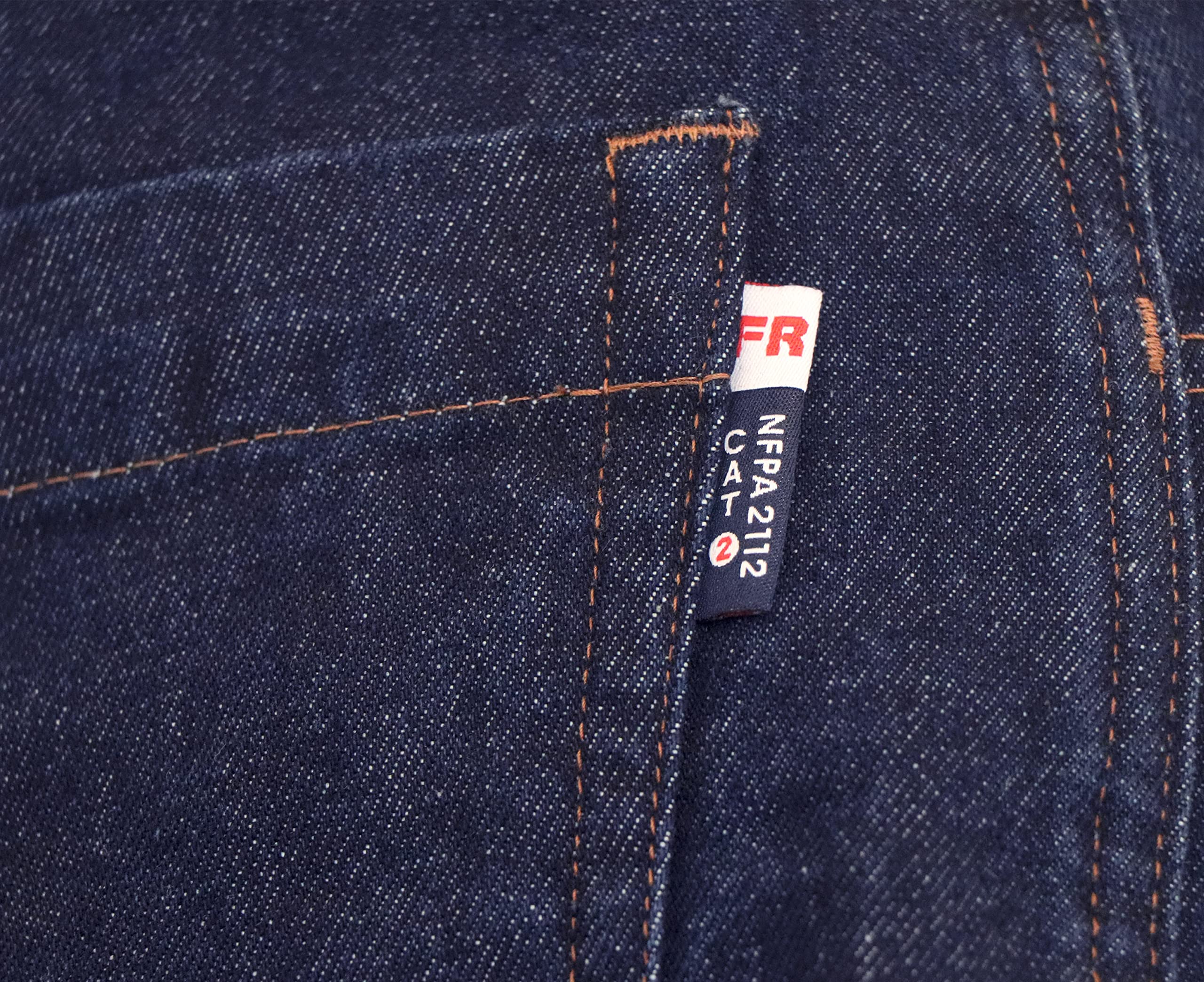 BOCOMAL FR Jeans for Men Flame Resistant Pants Midweight 11oz Blue Denim Fire Retardant Jeans