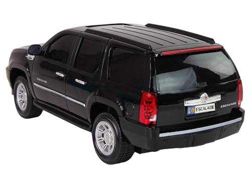 Liberty Imports R/C General Motors Escalade 1:24 Scale Toy Replica Vehicle - Officially Licensed Cadillac Remote Control SUV with 2.4G Full-Function Technology, Working Lights (Black)